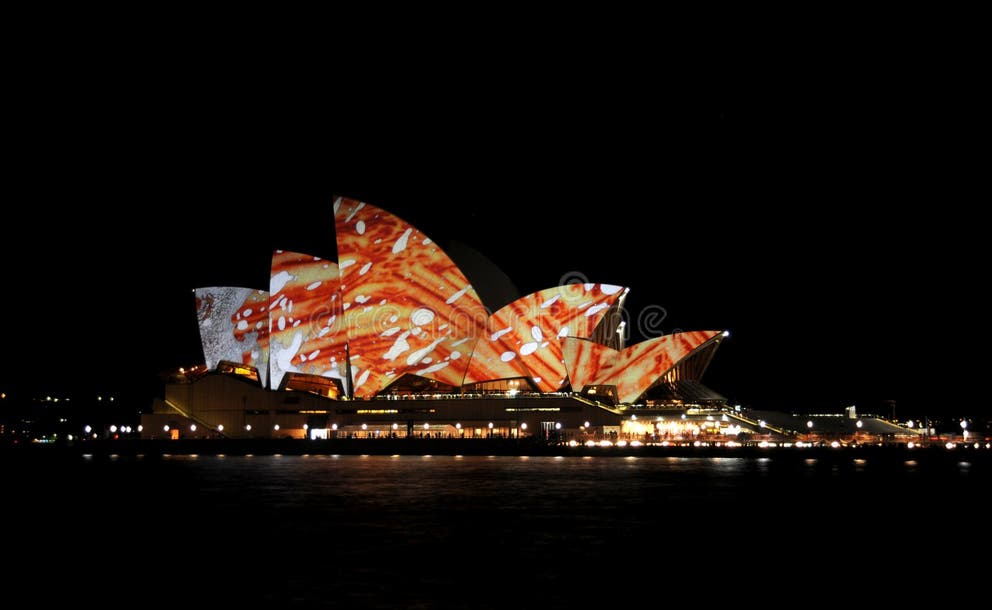 Sydney Opera House Vivid editorial image. Image of creative - 9826655