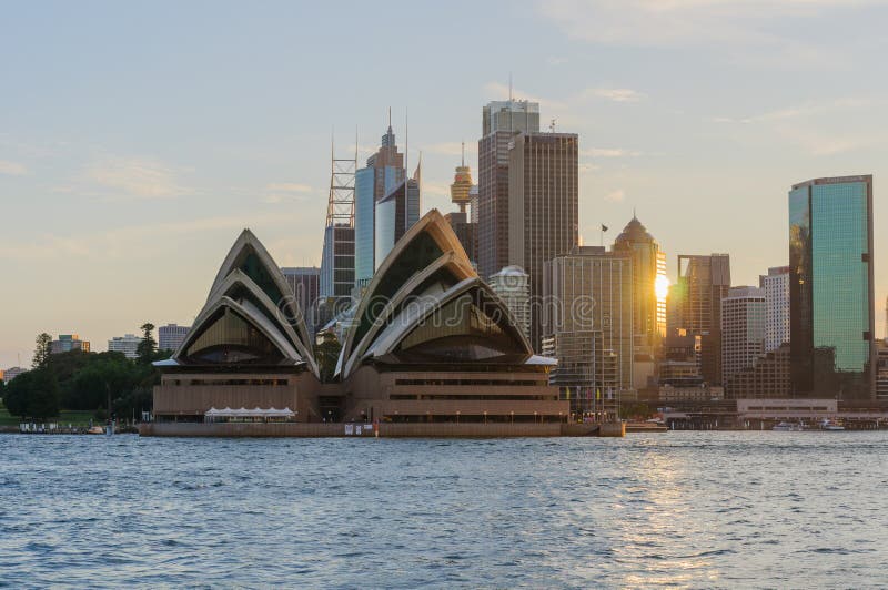 The Sydney Skyline and Opera House Editorial Photo - Image of landscape ...