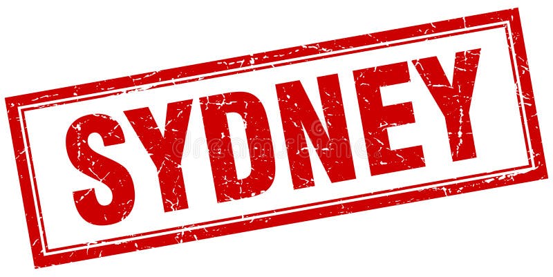Sydney stamp stock vector. Illustration of template - 125011708