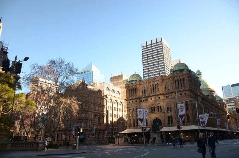 Sydney street view editorial stock photo. Image of central - 91173388