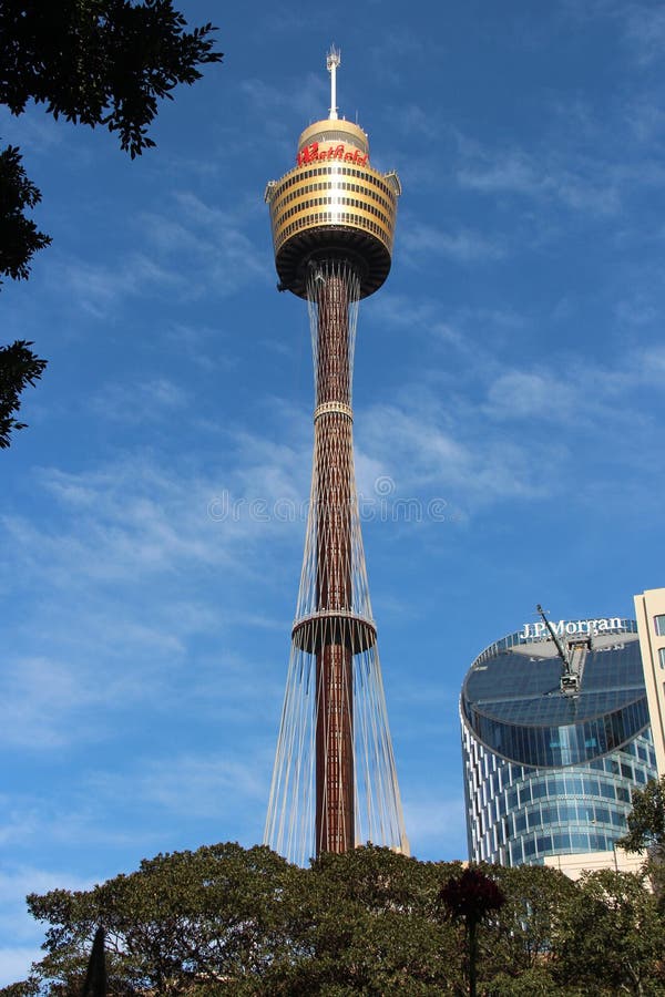 Sydney Tower and Buildings in Sydney - Australia Editorial Stock Image ...