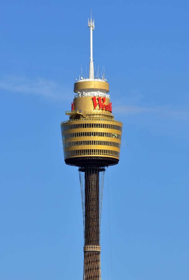 Sydney Sky Tower from Tumbalong Park. Australia Editorial Stock Photo ...