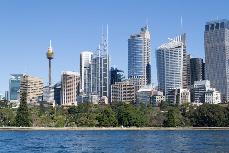 Sydneys CBD stock photo. Image of building, path, high - 79330588