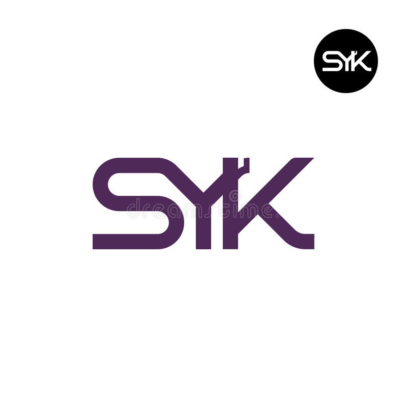 Syk Monogram Stock Illustrations – 14 Syk Monogram Stock Illustrations ...