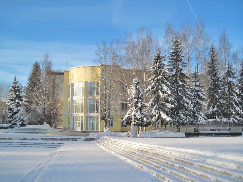 Syktyvkar in winter stock photo. Image of republic, komi - 37497784