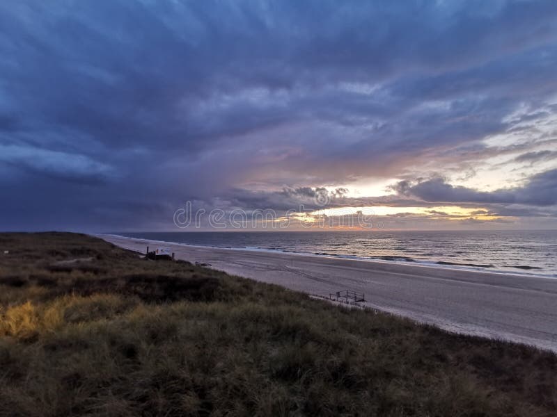 Sylt Summer Island Beach Lighthouse Stock Photo - Image of sylt, beach ...