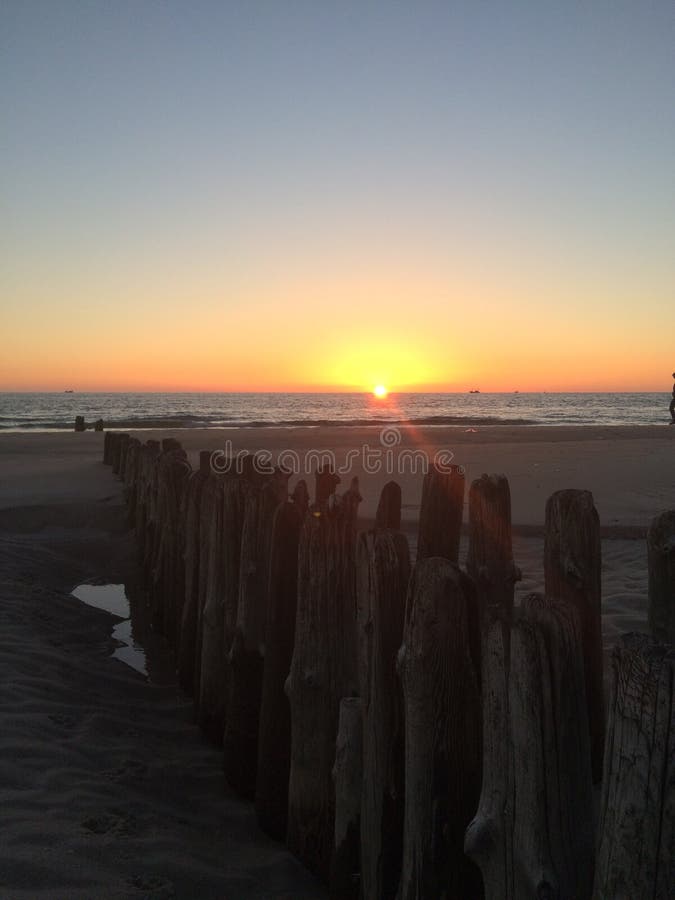 Sylt sunset stock image. Image of landscape, moon, germany - 67211253