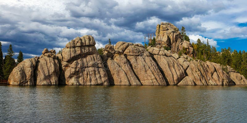Unique Granite Rock Formation at Sylvan Lake in Custer Park South ...