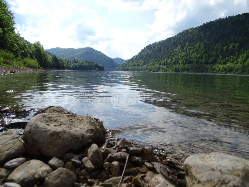 Sylvenstein dam stock image. Image of production, reflection - 93823361