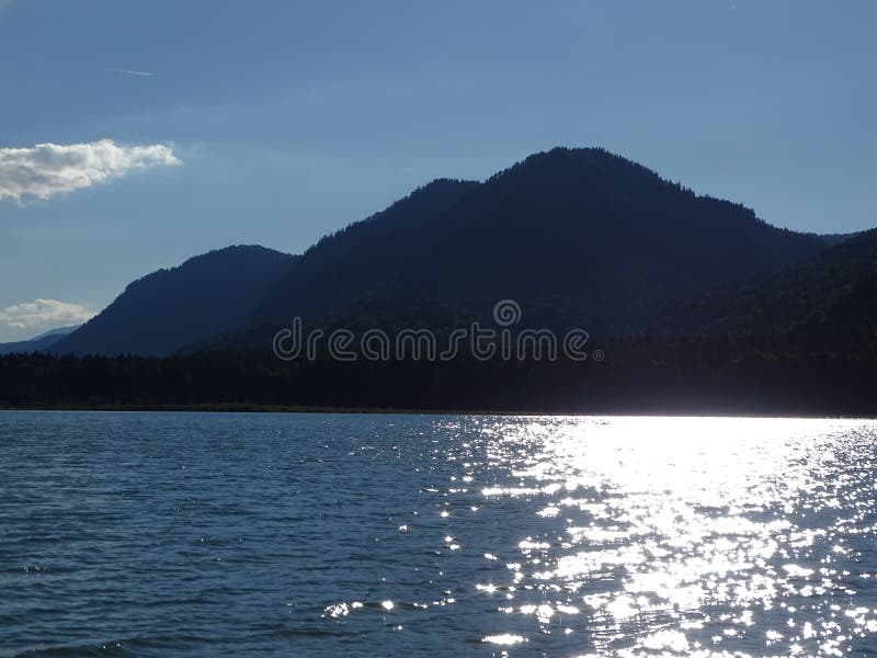 Sylvenstein dam stock photo. Image of cloudy, germanyn - 97104804