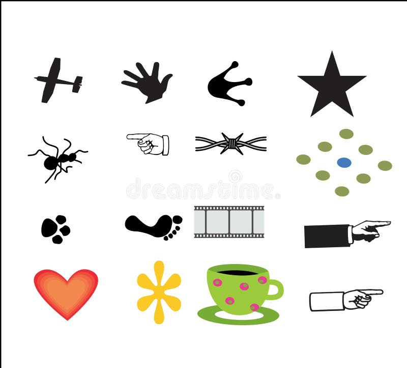 SYMBLE , ICON , VECTOR , ILLUSTRATOR Stock Illustration - Illustration ...