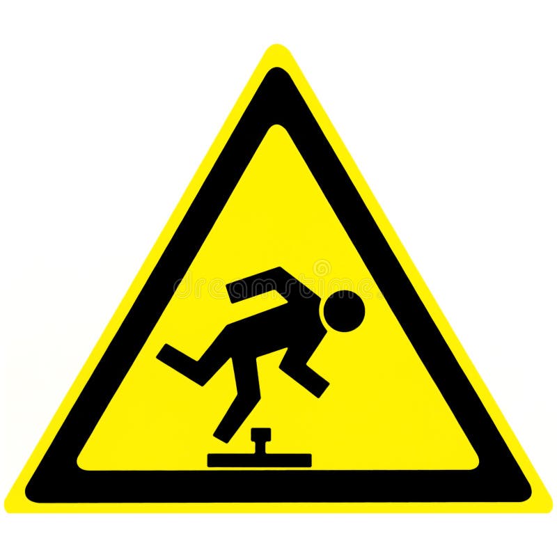 Electricity Warning Sign stock illustration. Illustration of lightning ...