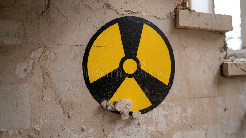 Symbol of Alert: Visual of Radiation Danger Sign, Capturing Essence of ...