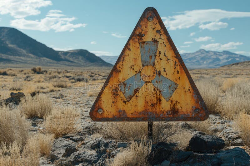 Symbol of Alert: Visual of Radiation Danger Sign, Capturing Essence of ...