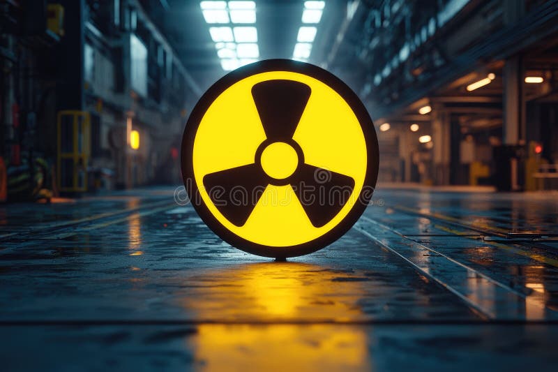 Symbol of Alert: Visual of Radiation Danger Sign, Capturing Essence of ...