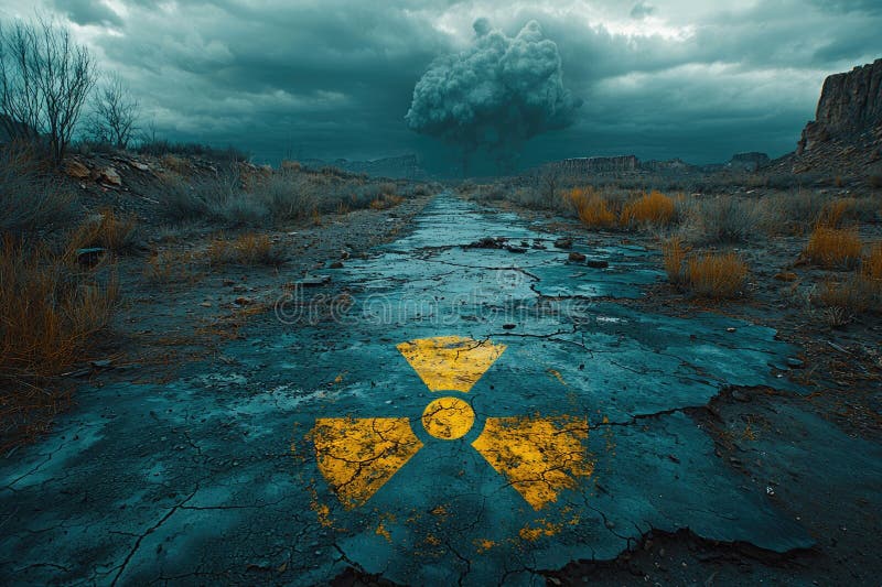 Symbol of Alert: Visual of Radiation Danger Sign, Capturing Essence of ...