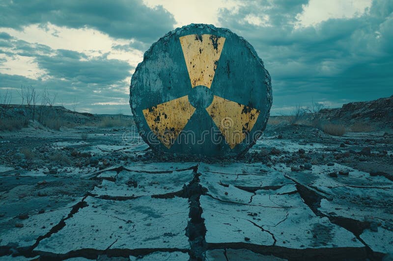 Symbol of Alert: Visual of Radiation Danger Sign, Capturing Essence of ...