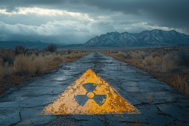 Symbol of Alert: Visual of Radiation Danger Sign, Capturing Essence of ...