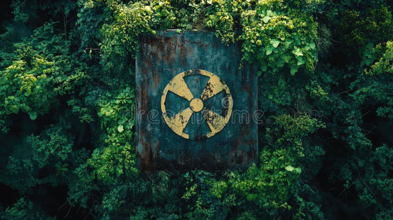 Symbol of Alert: Visual of Radiation Danger Sign, Capturing Essence of ...
