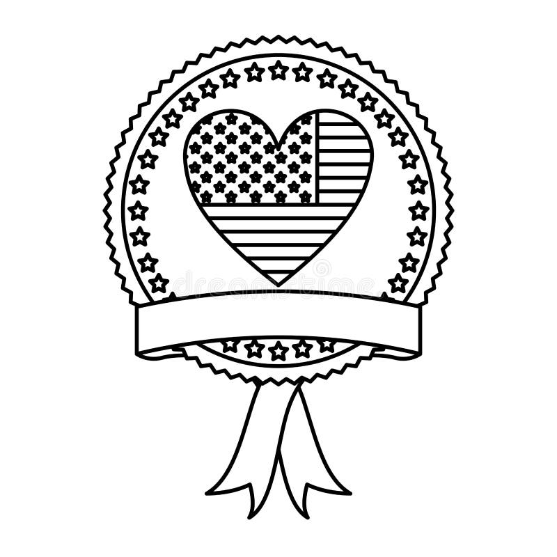 Symbol American Seal Sign Icon Stock Illustration - Illustration of ...