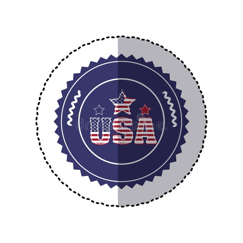 Symbol American Seal Sign Icon Stock Illustration - Illustration of ...