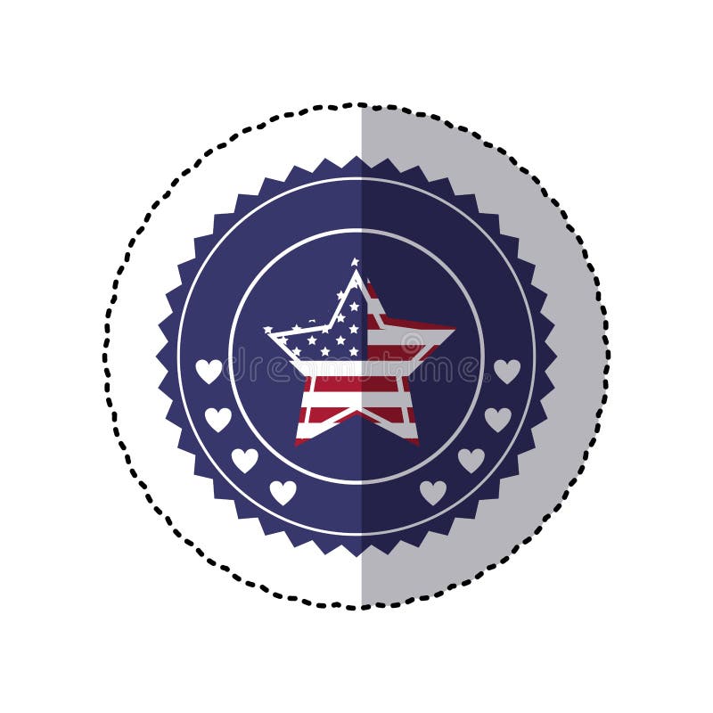 Symbol American Seal Sign Icon Stock Illustration - Illustration of ...