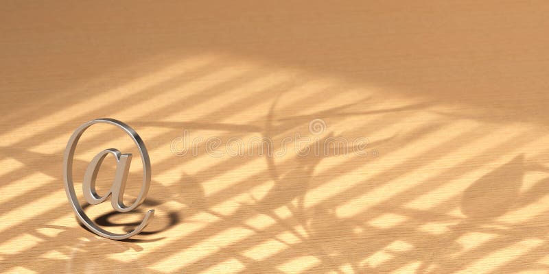 At symbol arobase sign stock illustration. Illustration of email - 17945926