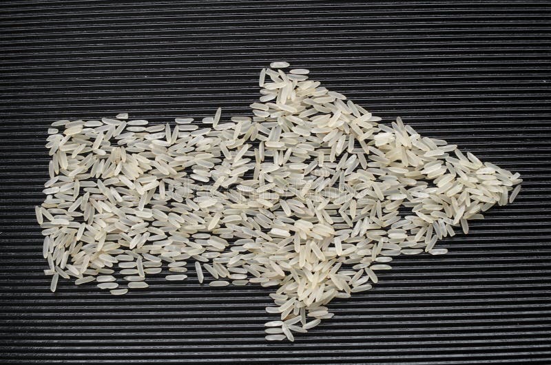 Rice arrow stock image. Image of design, rice, cloth - 34295575