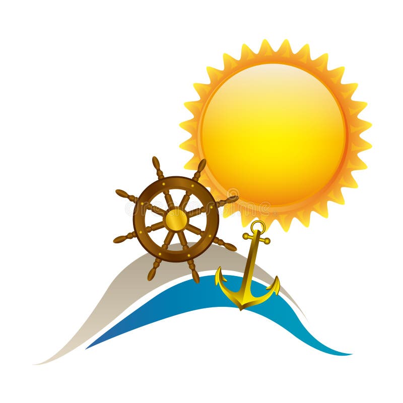 Symbol beach icon image stock illustration. Illustration of clipart ...