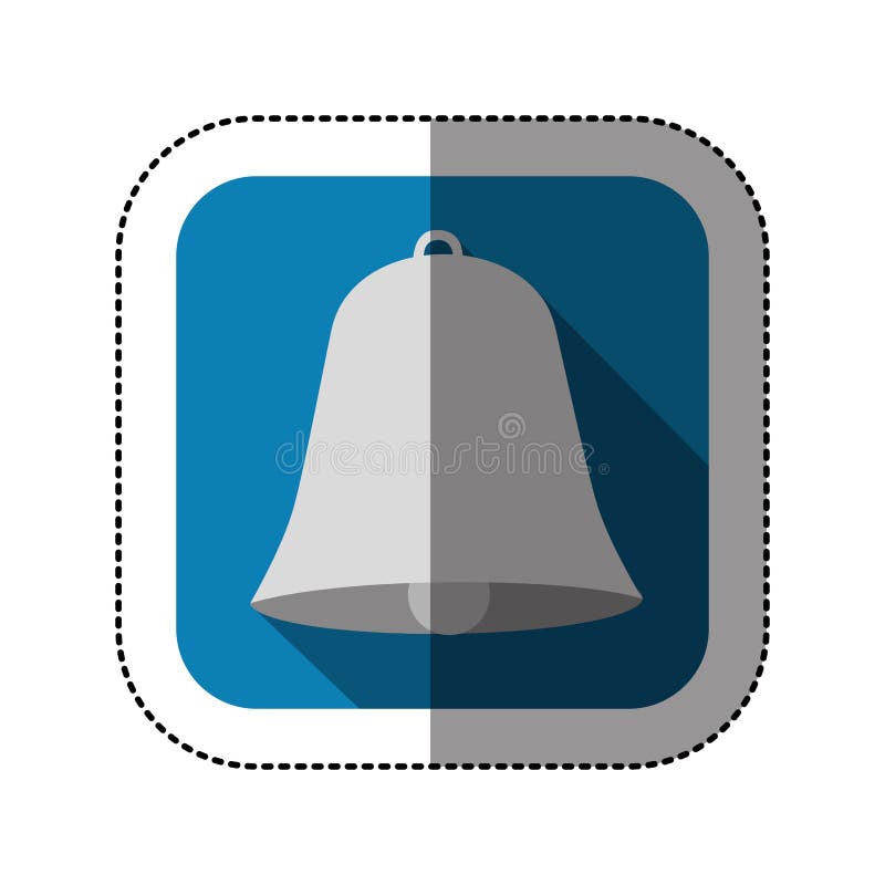 Symbol bell icon image stock illustration. Illustration of flat - 86187486
