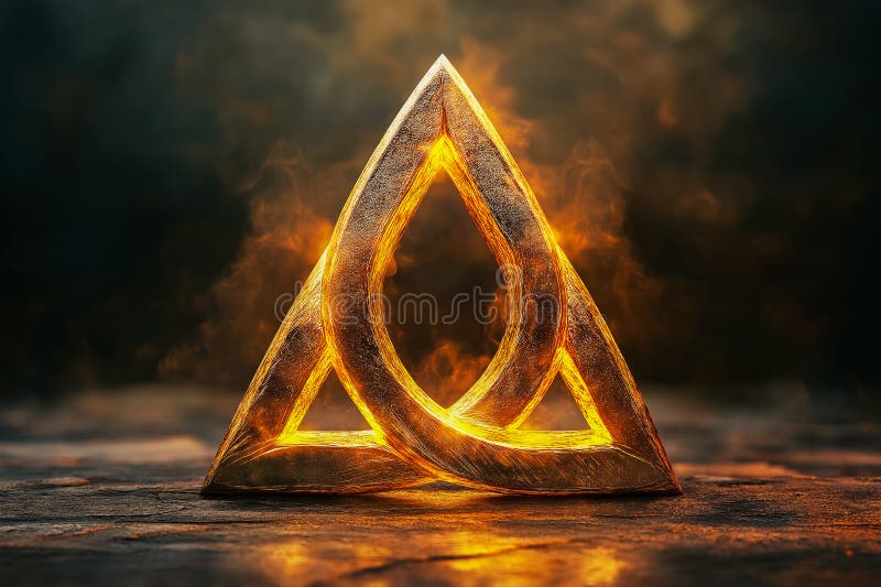 Symbol of the Biblical Trinity Stock Illustration - Illustration of ...