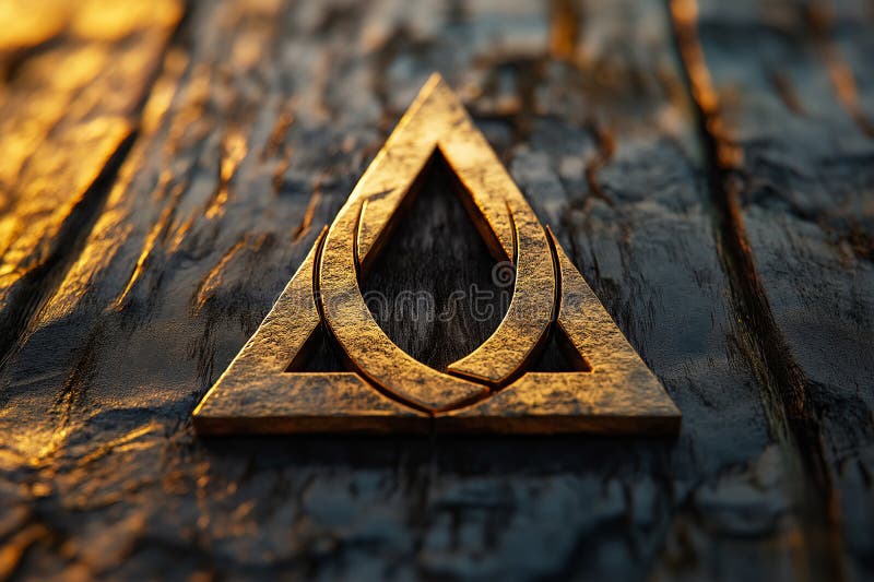 Symbol of the Biblical Trinity Stock Illustration - Illustration of ...