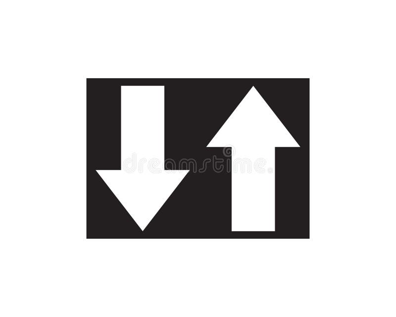 Symbol of Bidirectional Arrows Data Transfer Stock Vector ...