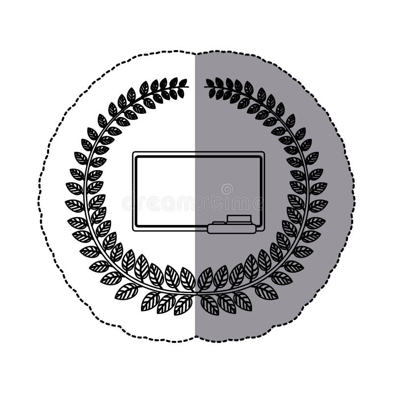 Symbol board school icon stock illustration. Illustration of bell ...