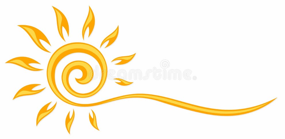 Symbol of bright sun. stock vector. Illustration of bright - 146355134