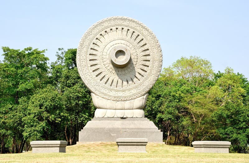 Kolorowe Flagi Modlitewne Buddyjskie Z Symbolami Buddyzmu. Zdjęcie ...