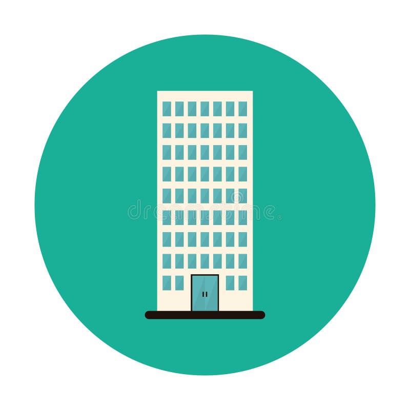 Symbol Building Line Sticker Image Stock Illustration - Illustration of ...