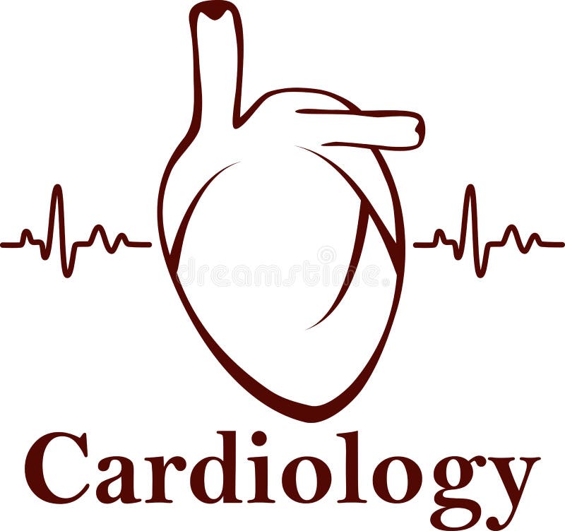 Symbol of cardiology stock vector. Illustration of cardiology - 62414142