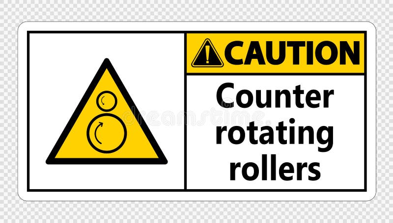 Caution Rotating Parts Inside Keep Hand Clear Lockout Tagout before ...