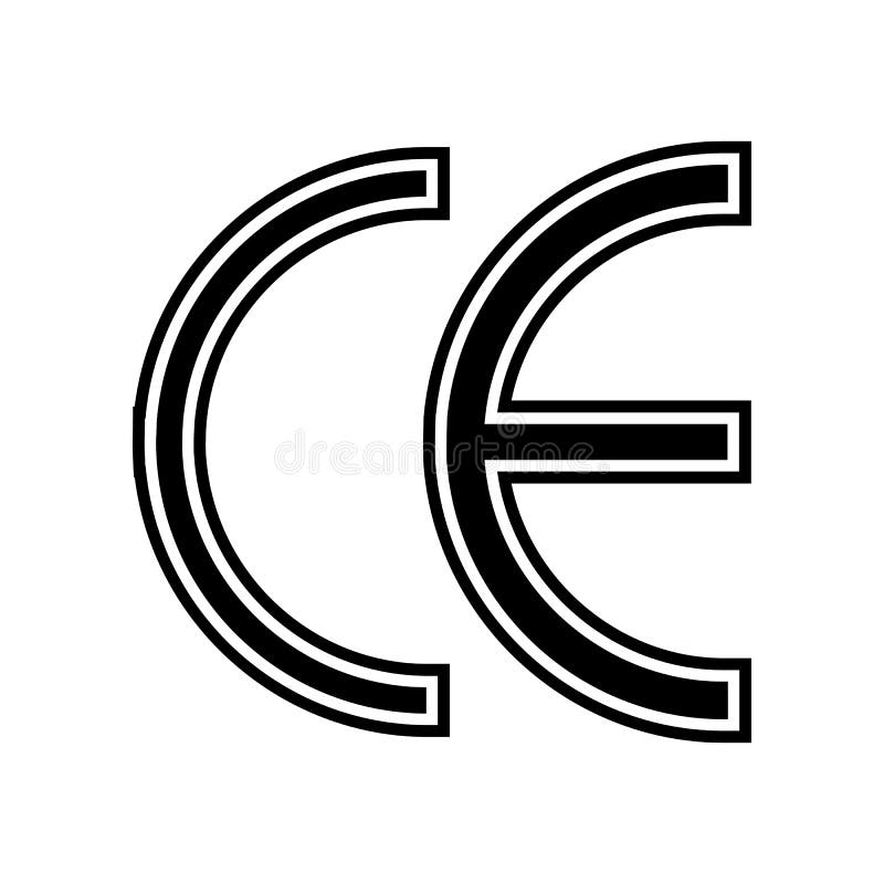 CE Mark Symbol. European Conformity Certification Stock Vector ...