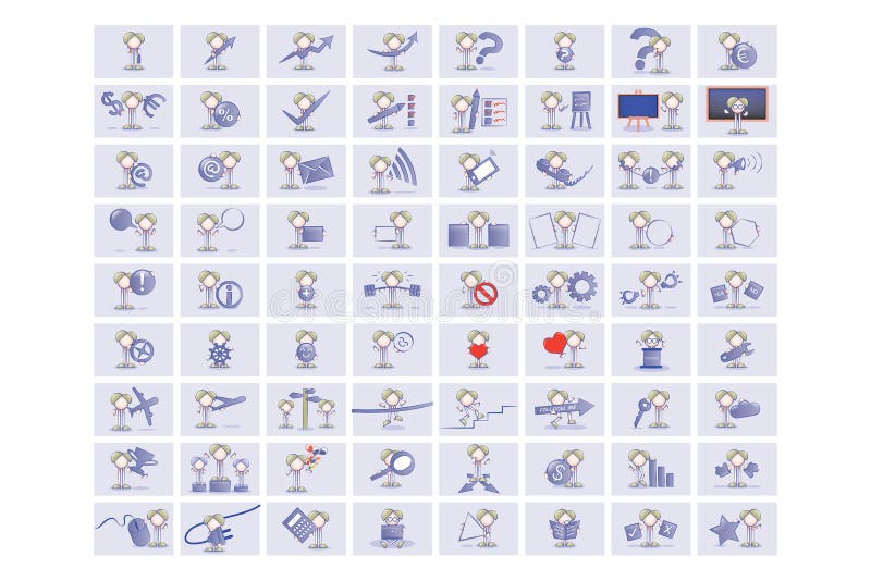 Symbol and Character Sets stock illustration. Illustration of finance ...