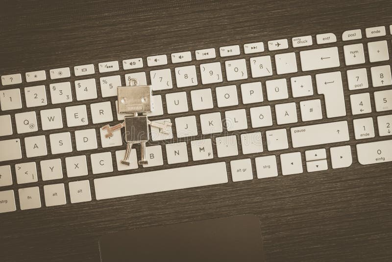 Symbol For A Chatbot Or Social Bot And Algorithms Program Code In The