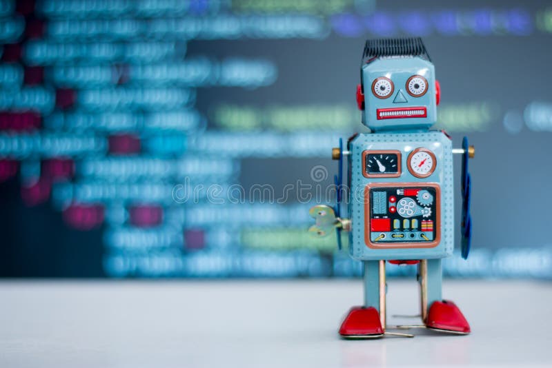 Symbol For A Chatbot Or Social Bot And Algorithms Program Code In The 4252