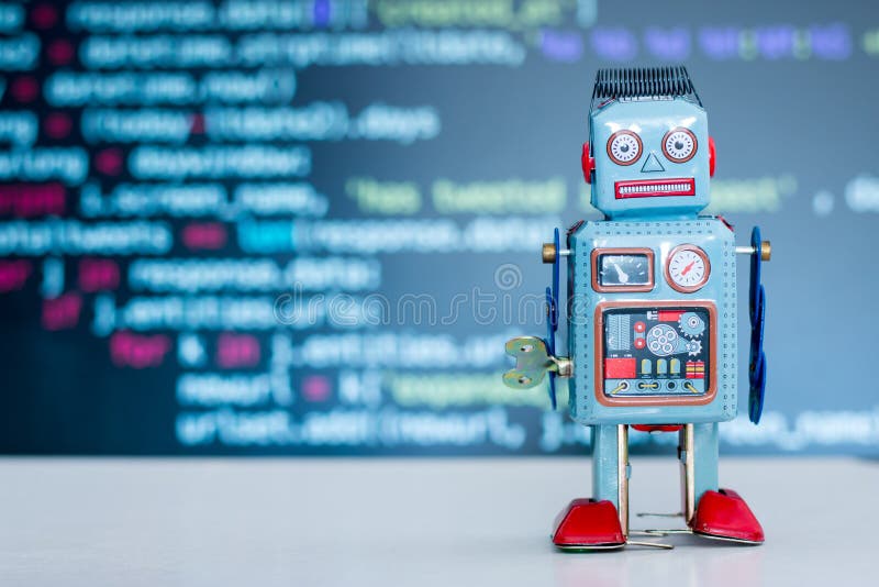 Symbol For A Chatbot Or Social Bot And Algorithms Program Code In The 1400