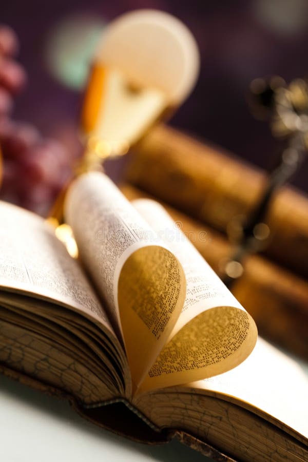 Symbol Christianity Religion, Bright Background, Saturated Conce Stock ...