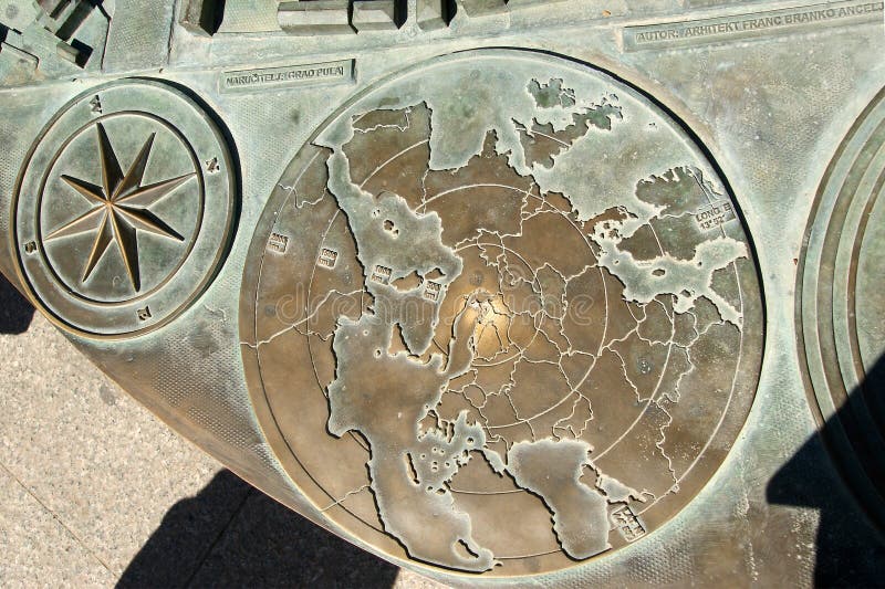 Symbol of the City Pula, Croatia Stock Image - Image of crown, insignia ...