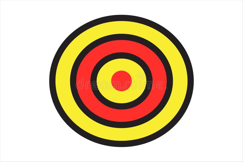 Symbol Color Target Center Circle Icon Vector Art Stock Vector ...