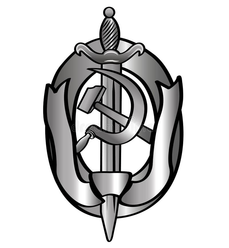 A Symbol of Combat Prowess in the Form of a Sword and Shield Stock ...