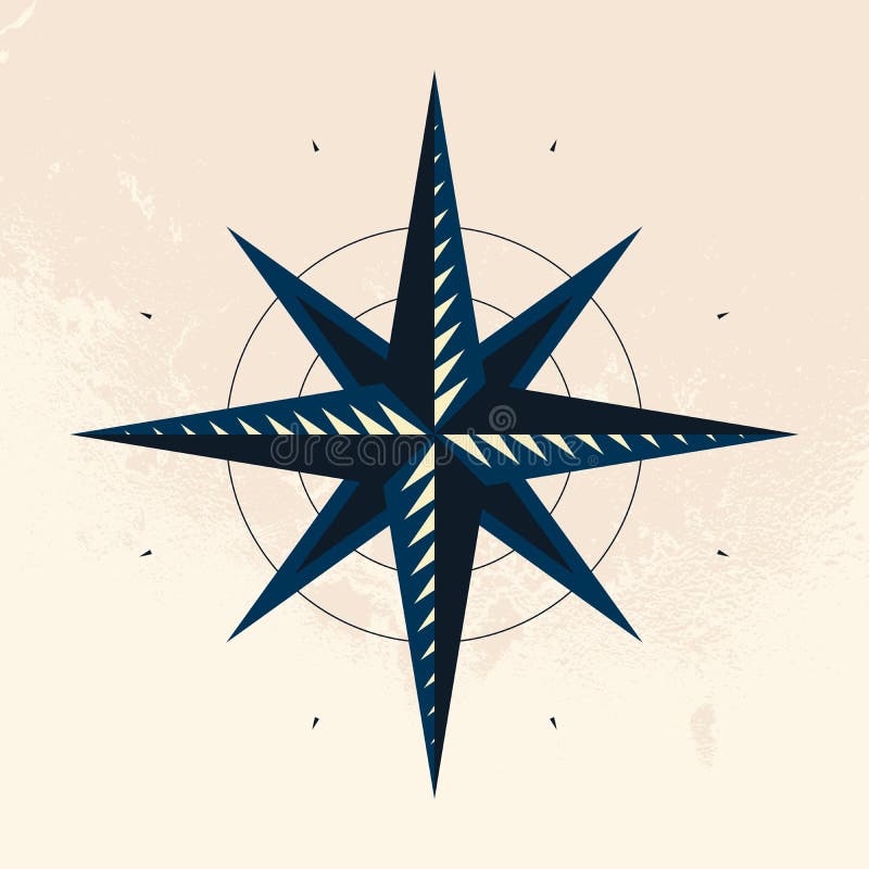 Symbol of compass stock vector. Illustration of texture - 56229269