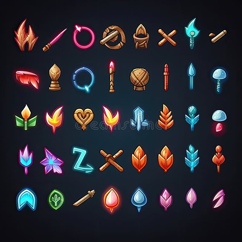 Symbol Cursor Click Ai Generated Stock Illustration - Illustration of ...